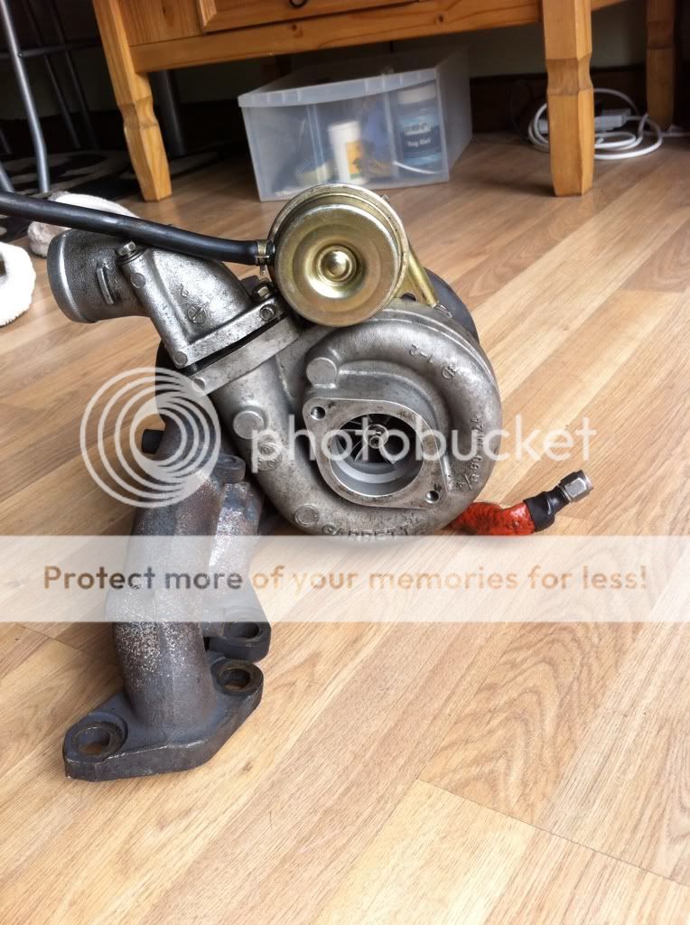 T28, Z32 Maf and plug, turbo oil feed and return with plate. Hybrid ...