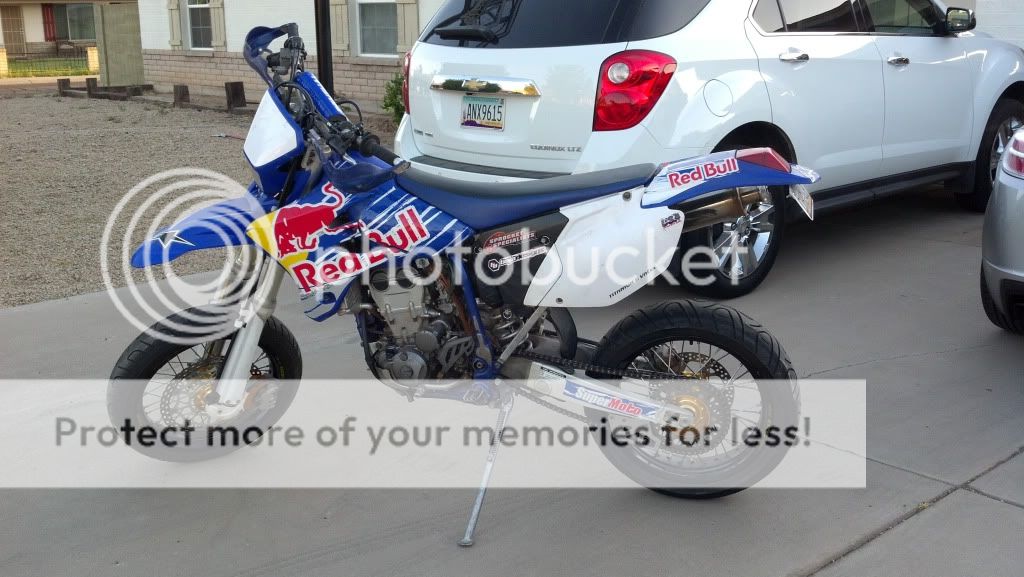 FS: 2003 WR450F Red Bull Supermoto - $2600 - Phoenix, AR | Yamaha R1 ...
